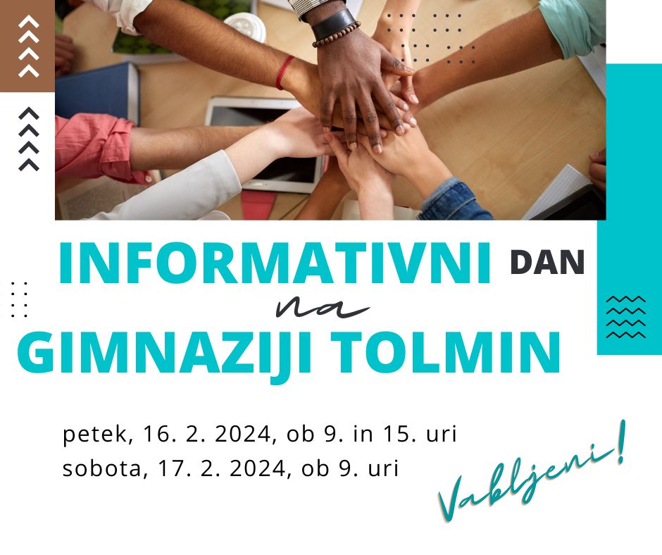 Informativni dan na Gimnaziji Tolmin | OŠ Tolmin